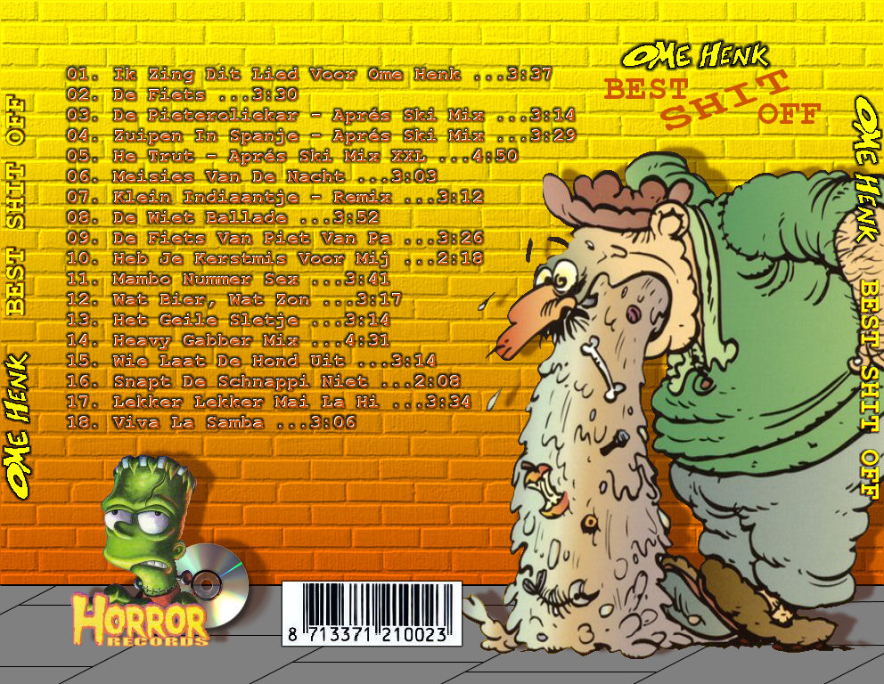 Ome Henk Best Shit Off : Back | CD Covers | Cover Century | Over 1.000. ...